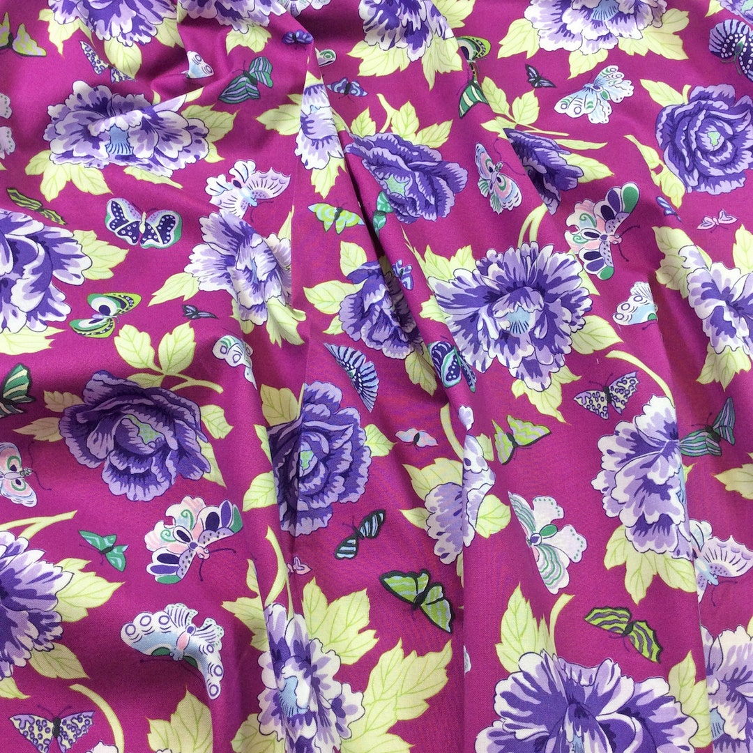 Philip Jacobs snow Leopard Designs Peony & Butterfly PWSL023 Serene - Etsy