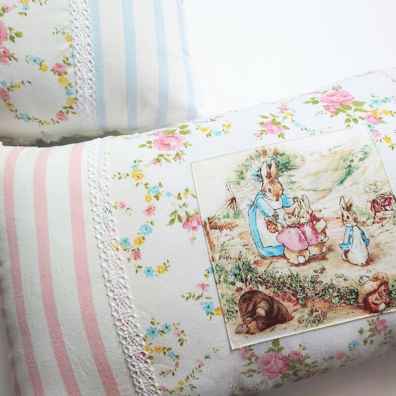 Rabbit Pillow - Etsy