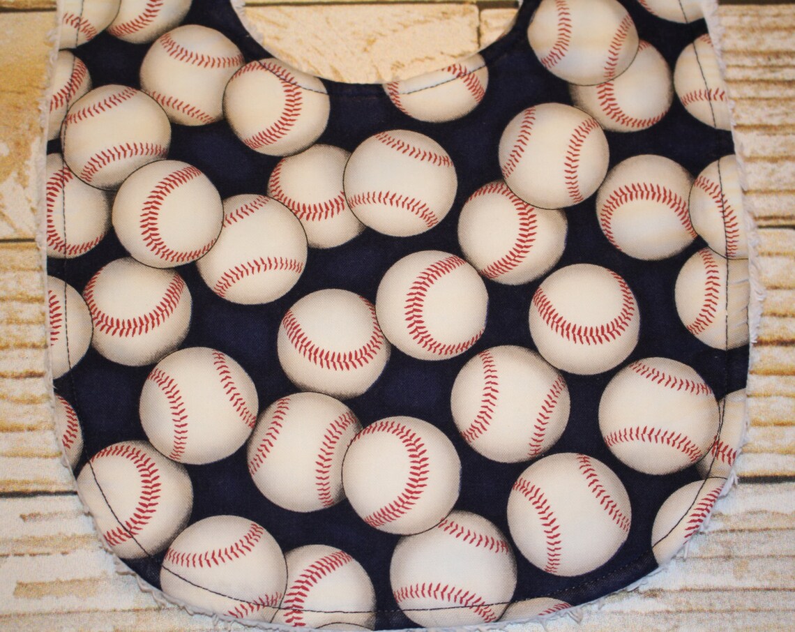 Baby Bib, Baby Boy Bib, Sports Bib, Baseball, Football Toddler Bib ...