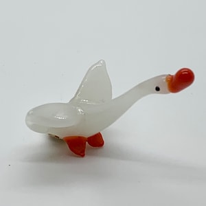 Miniature Goose Figurine, Vintage Japan - Etsy