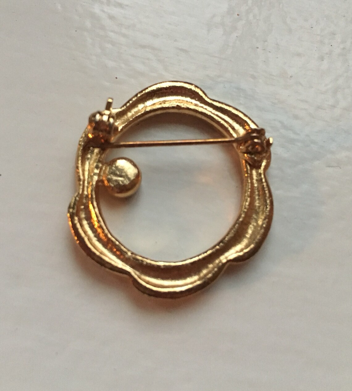 Vintage Circle Pin - Etsy