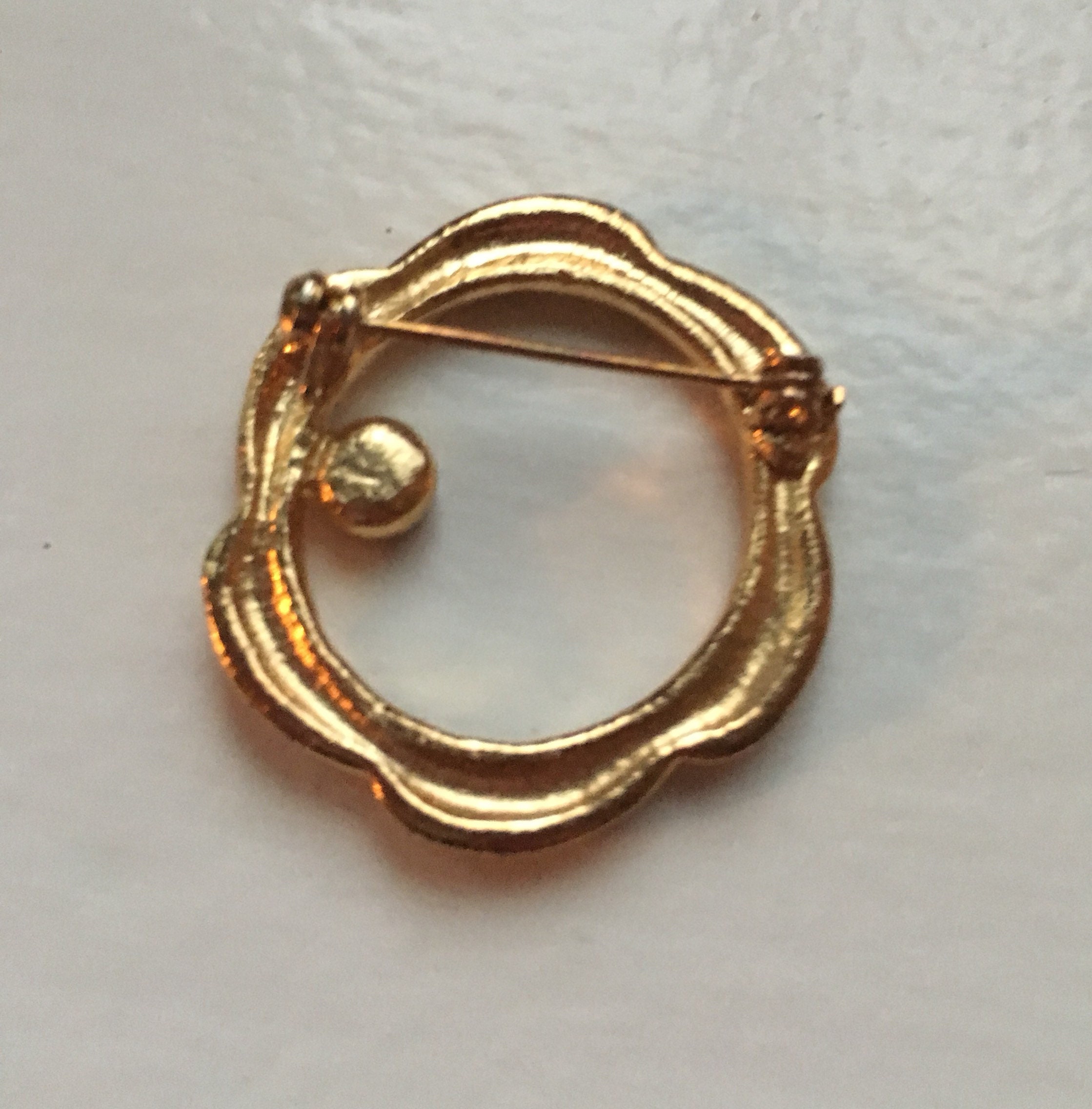 Vintage Circle Pin - Etsy