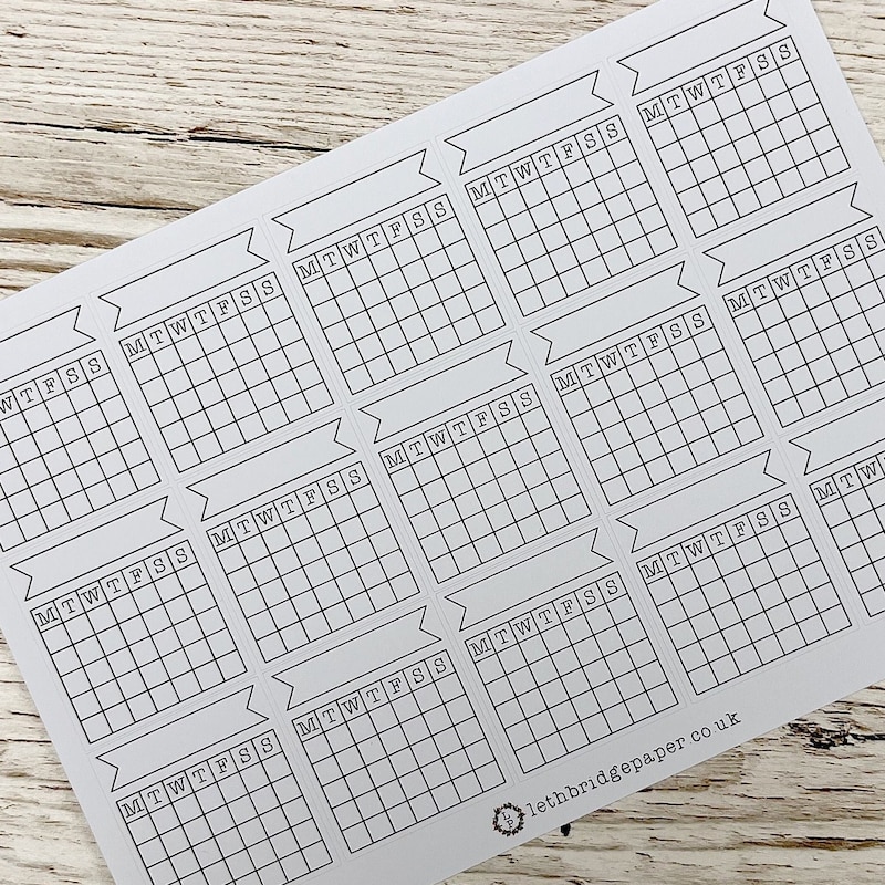 Blank Calendar Vinyl - Etsy UK