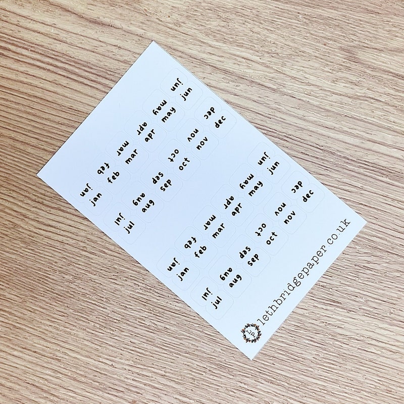 Index Stickers - Etsy