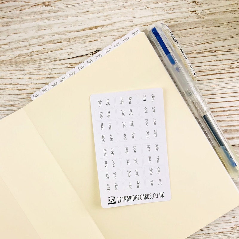 Index Stickers - Etsy