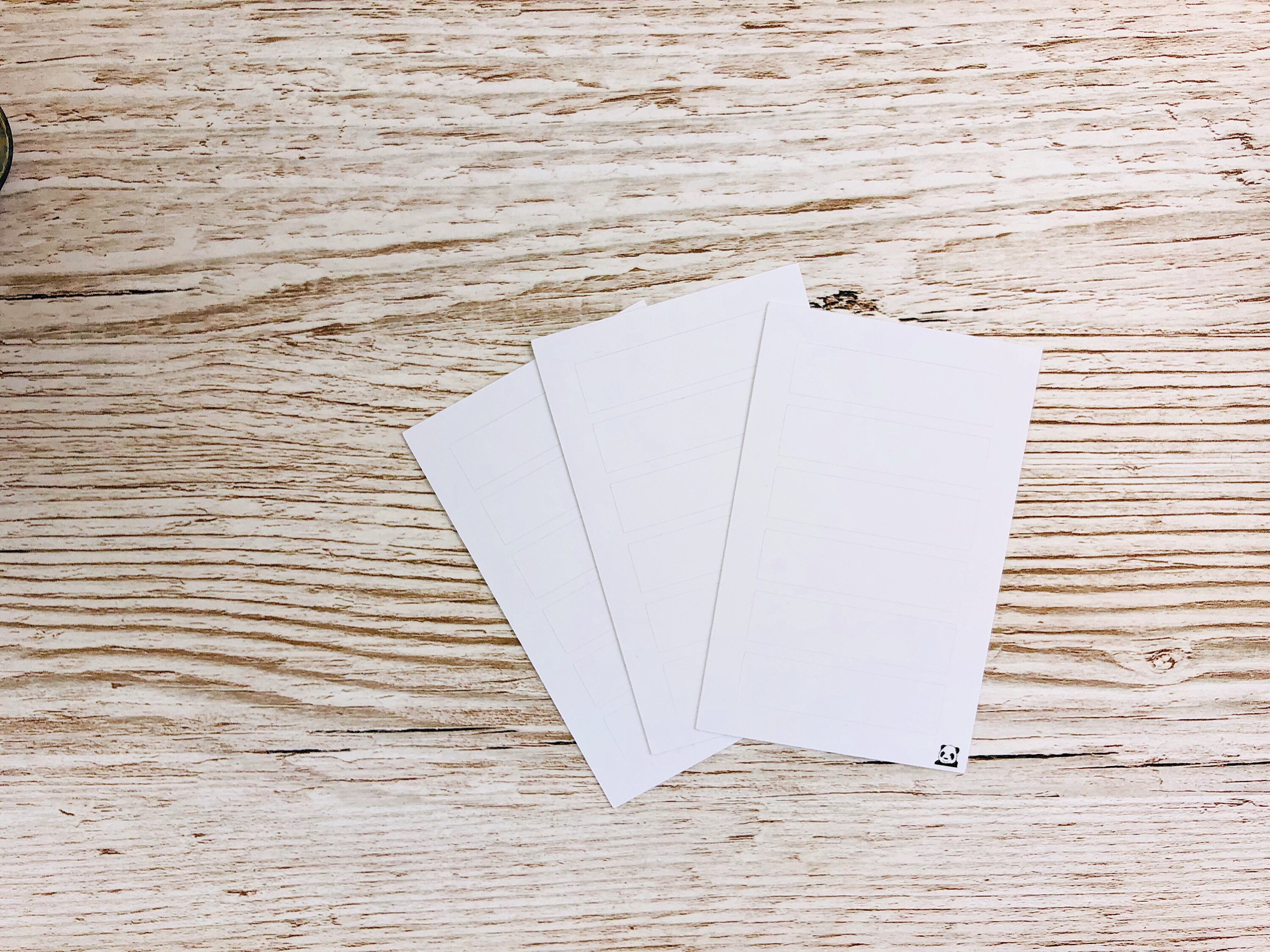 Frosted Task Cards Washi Cards Pack of Two Custom Task - Etsy UK