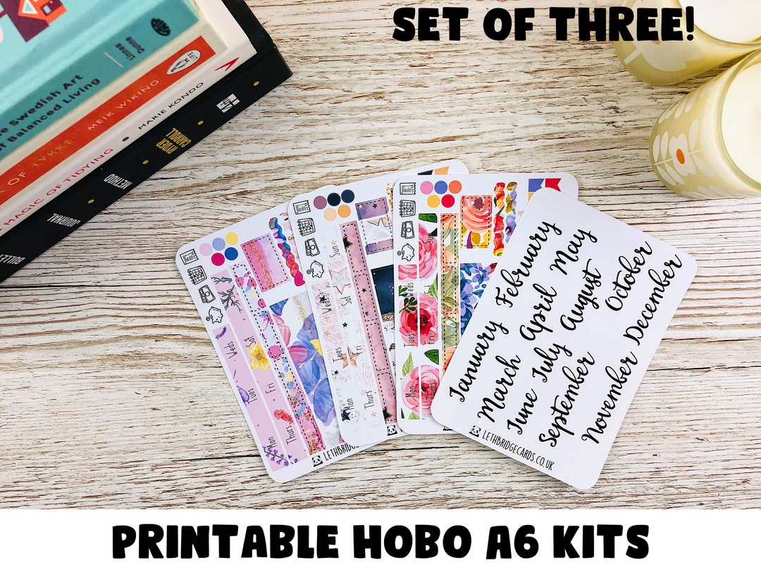 Spring Hobonichi A6 Monthly Kits Spring Kit Hobonichi Techo Sticker ...