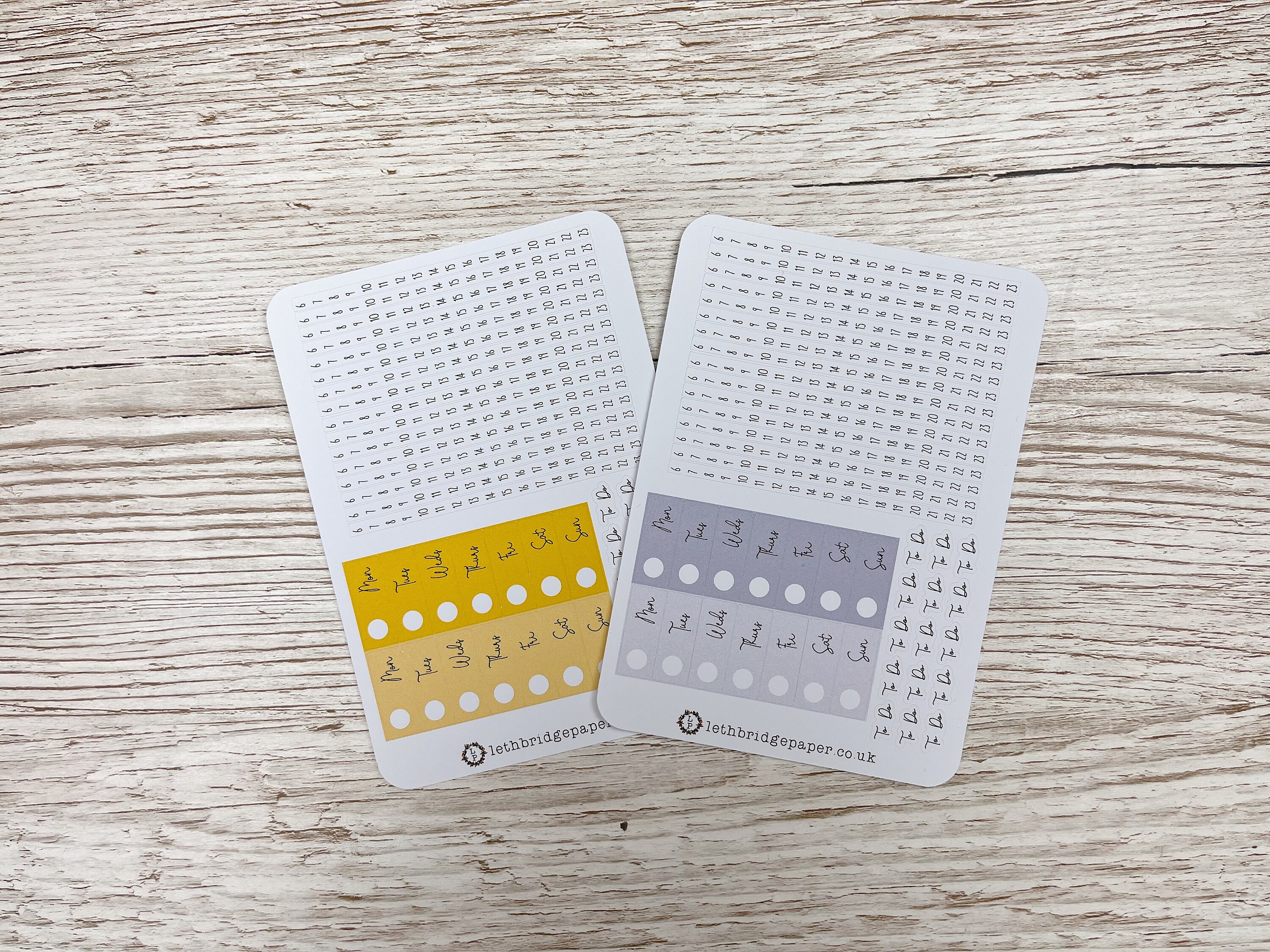 Vertical Hobonichi Weeks Weekly Kits; Winter Kit; Weekly Sticker Kit ...