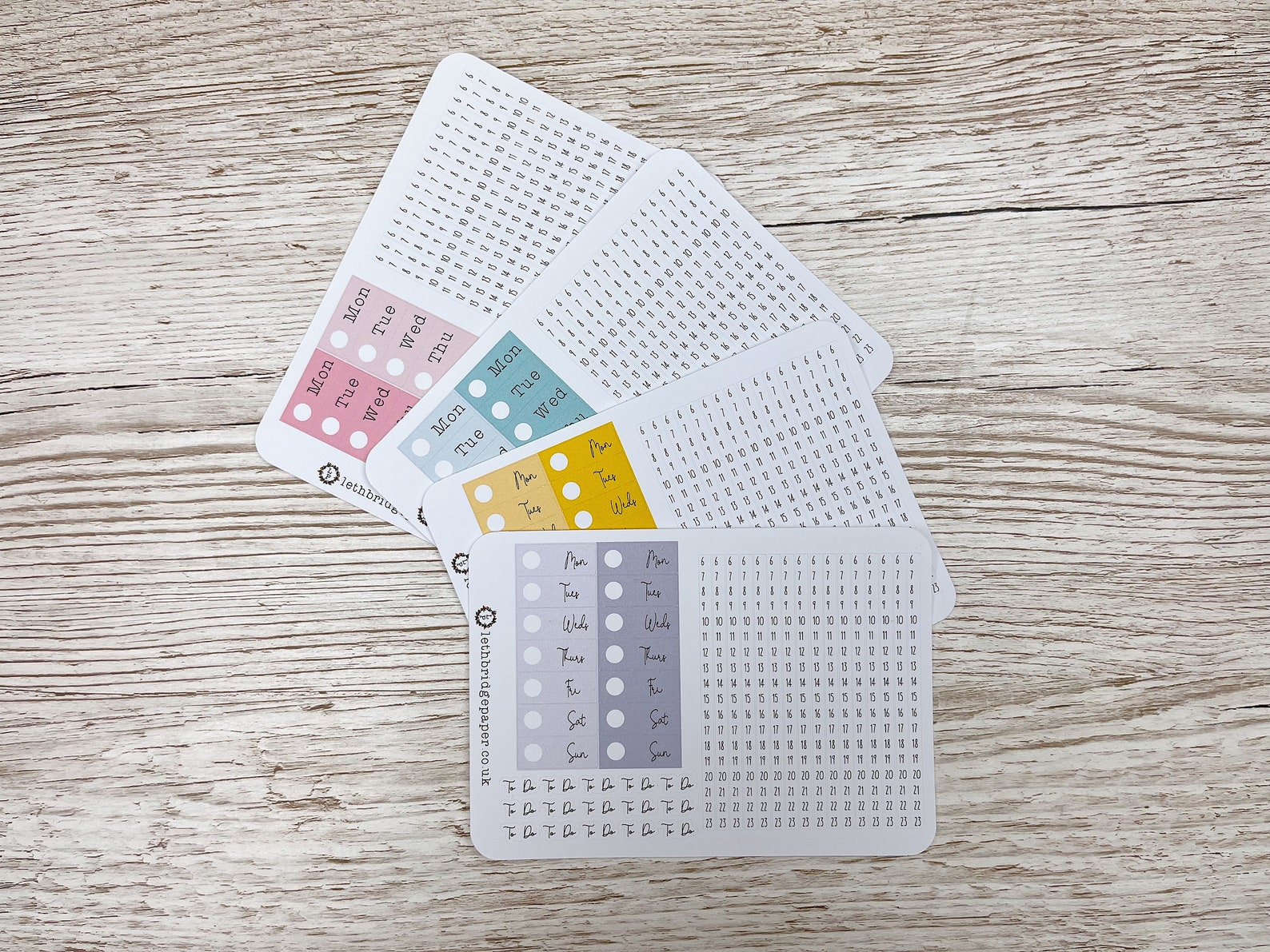 Vertical Hobonichi Weeks Weekly Kits; Winter Kit; Weekly Sticker Kit ...