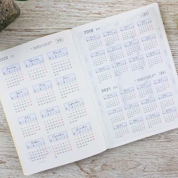 Hobonichi Cousin Notes Stickers - Etsy