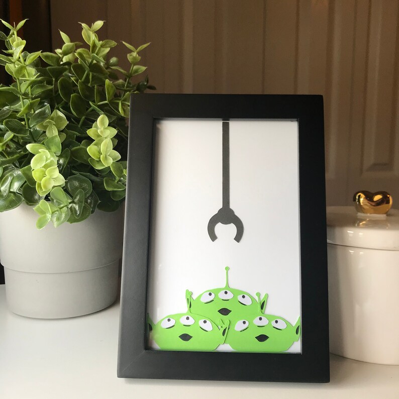 Toy Story Alien the Claw Paper Cut Art - Etsy