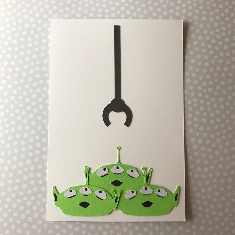 Toy Story Alien the Claw Paper Cut Art - Etsy