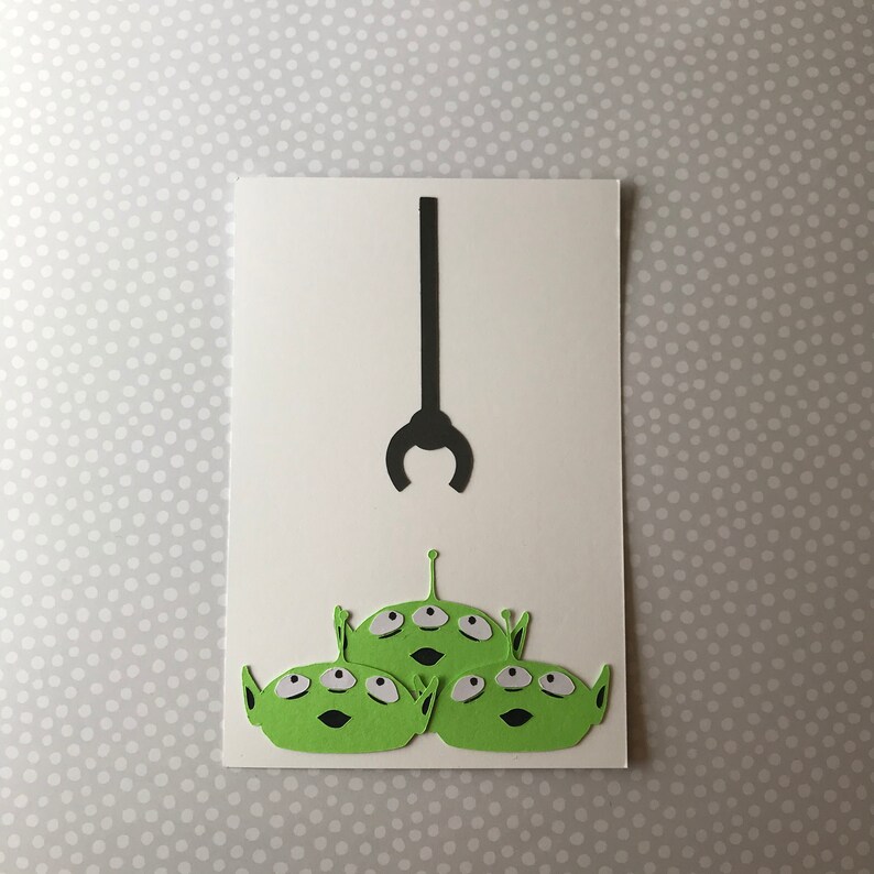 Toy Story Alien the Claw Paper Cut Art - Etsy