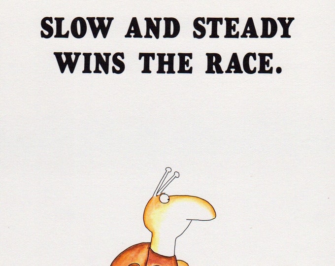 Aesop's Fable slow & Steady Wins the Race Sandra Boynton Proverb ...