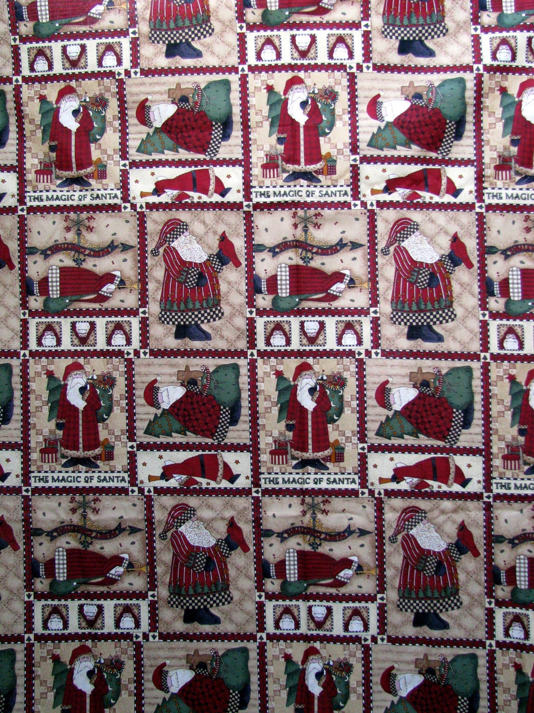 The Magic of Santa Debbie Mumm Fabric for SSI Mumms the Word - Etsy