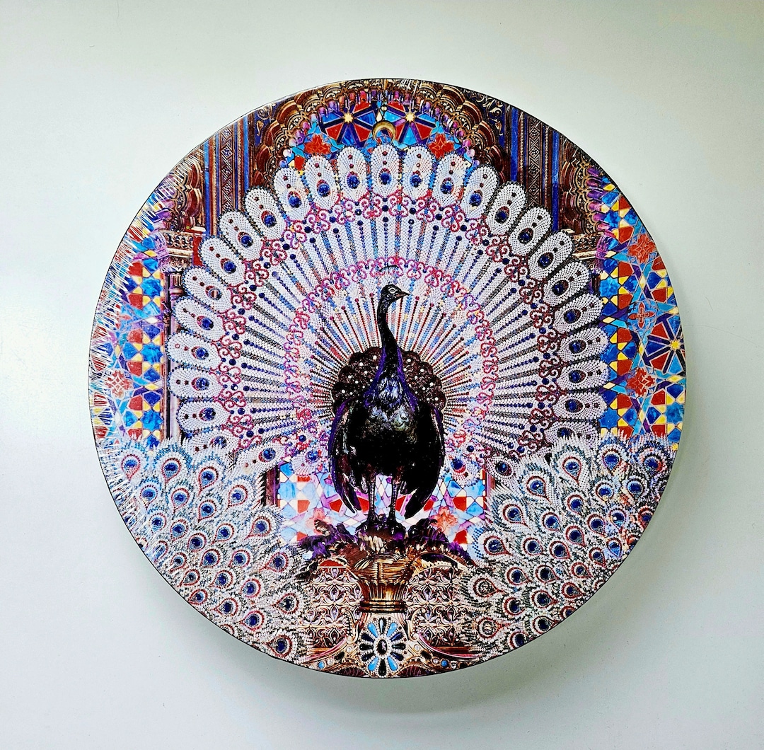 Springbok Circular Round Puzzle PZL 6058 PEACOCK THRONE 1973 King ...