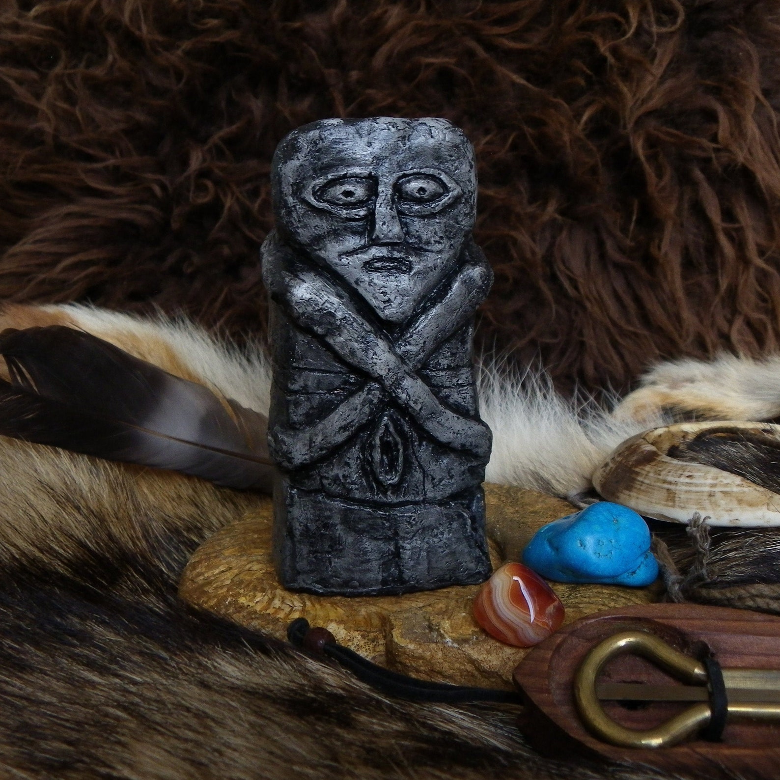 Celtic God Celtic Art Irish Janus Boa's Island God Pictish - Etsy UK