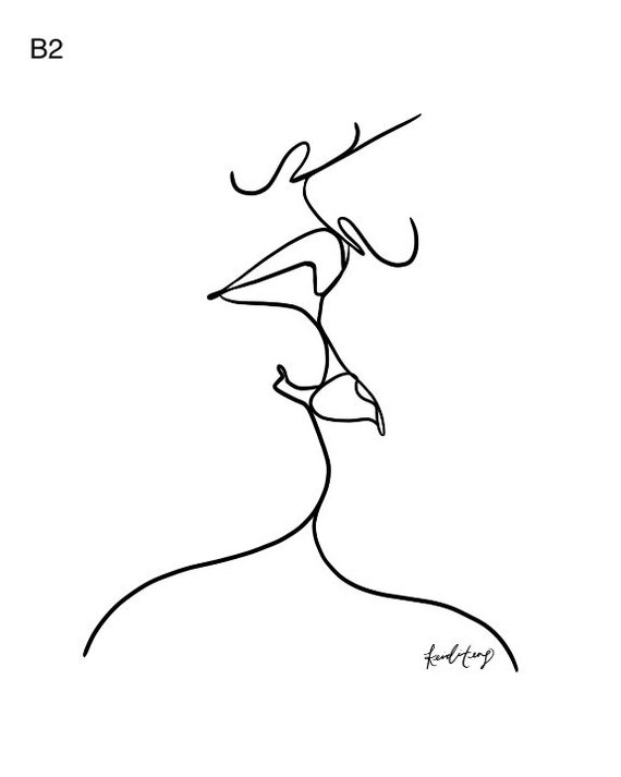 Simple Line Drawing Art