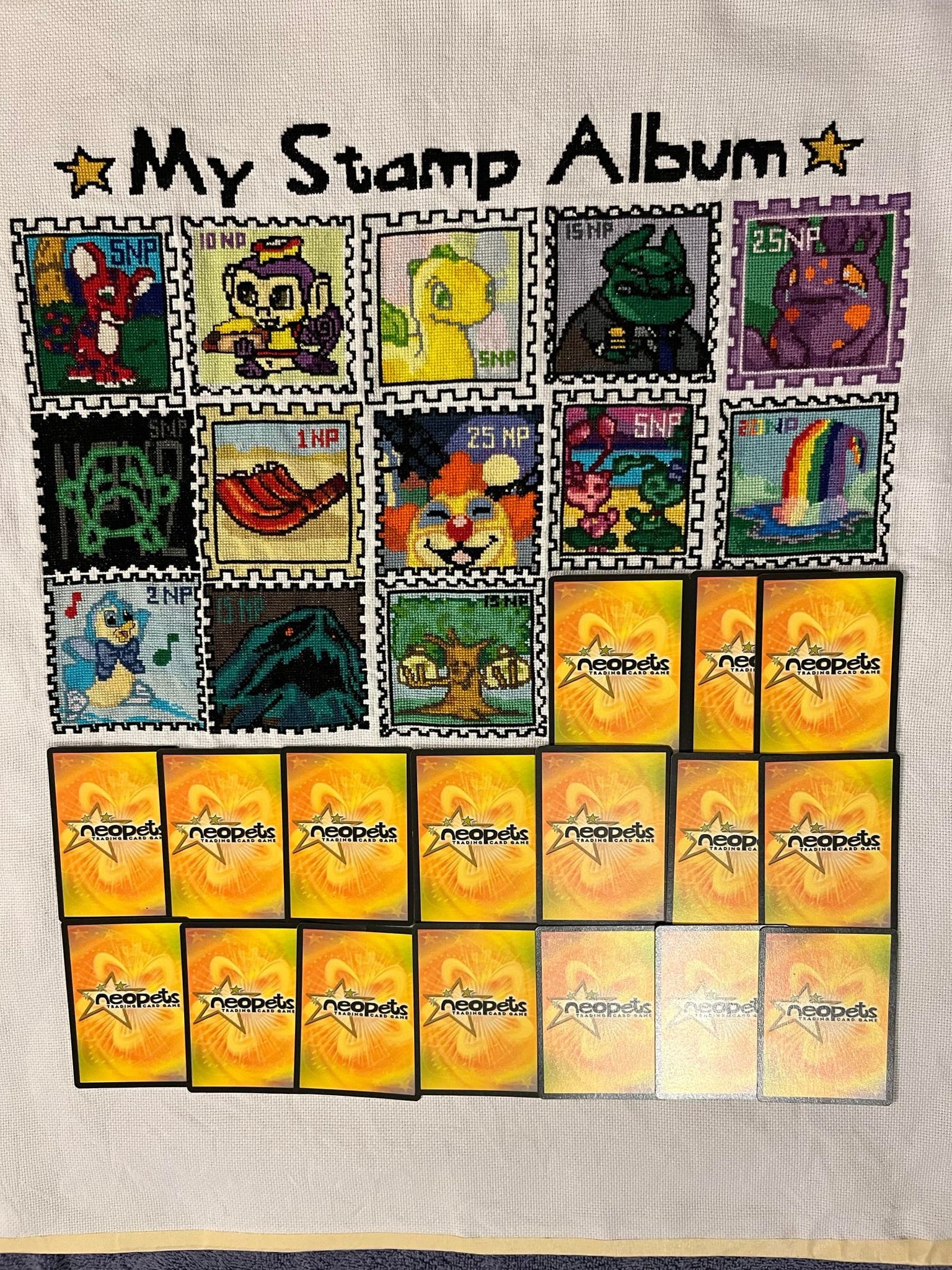 Neopets Stamp Album Cross Stitch Pattern 25 Stamps - Etsy