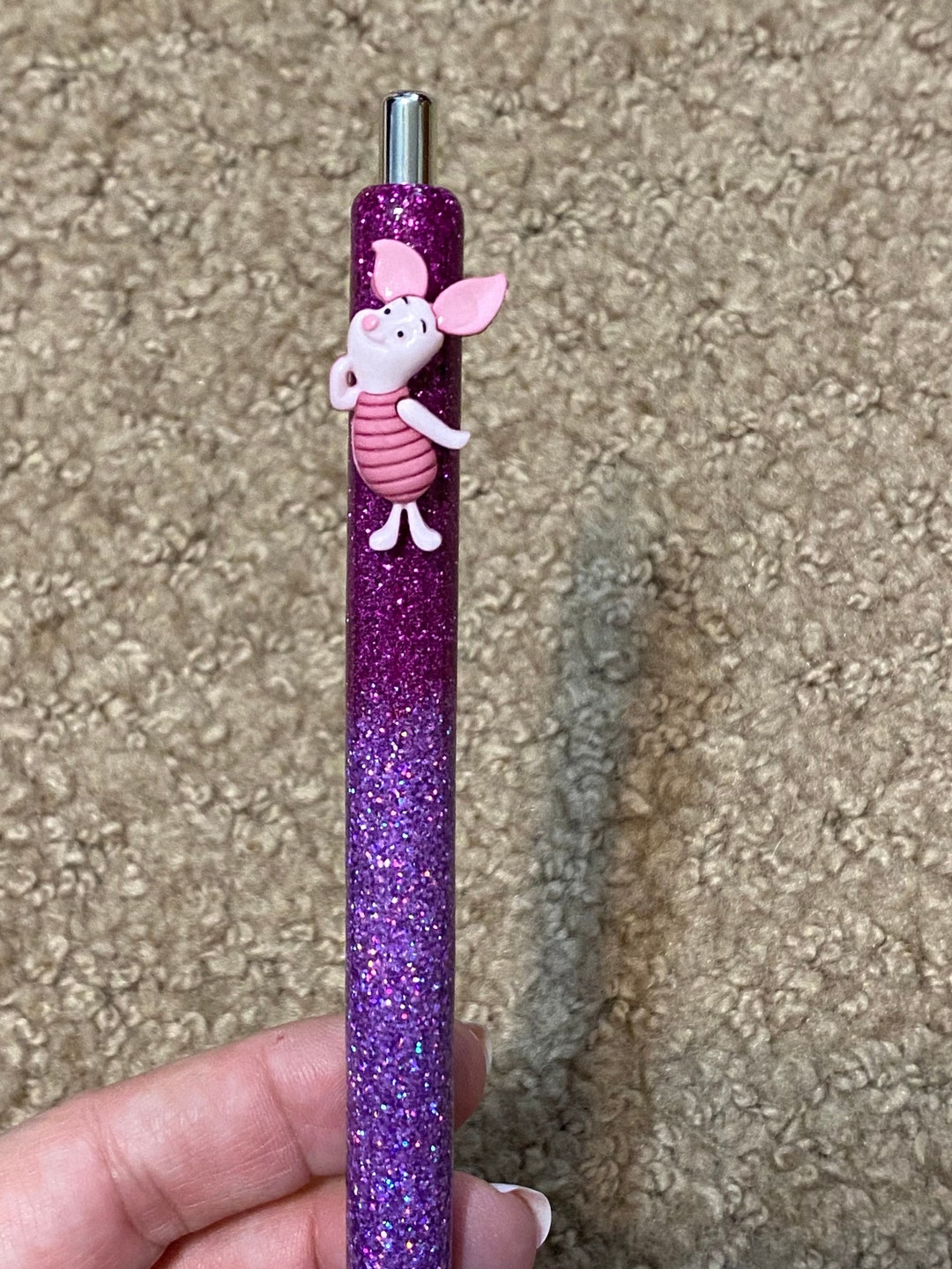 Glitter Gel Character Pens Pig, Cute Pink Pig Pen, Glitter Pig Pen - Etsy