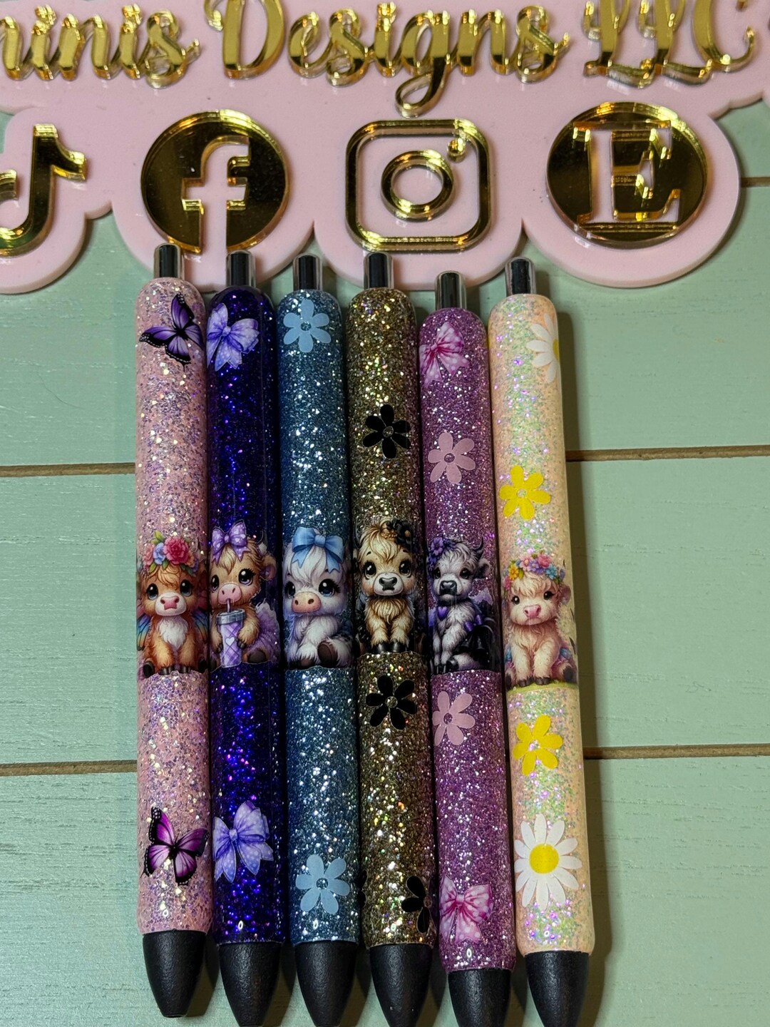 Ballerina Cow Glitter Pen, Vibrant Glitter Pen With Lots of Sparkle ...