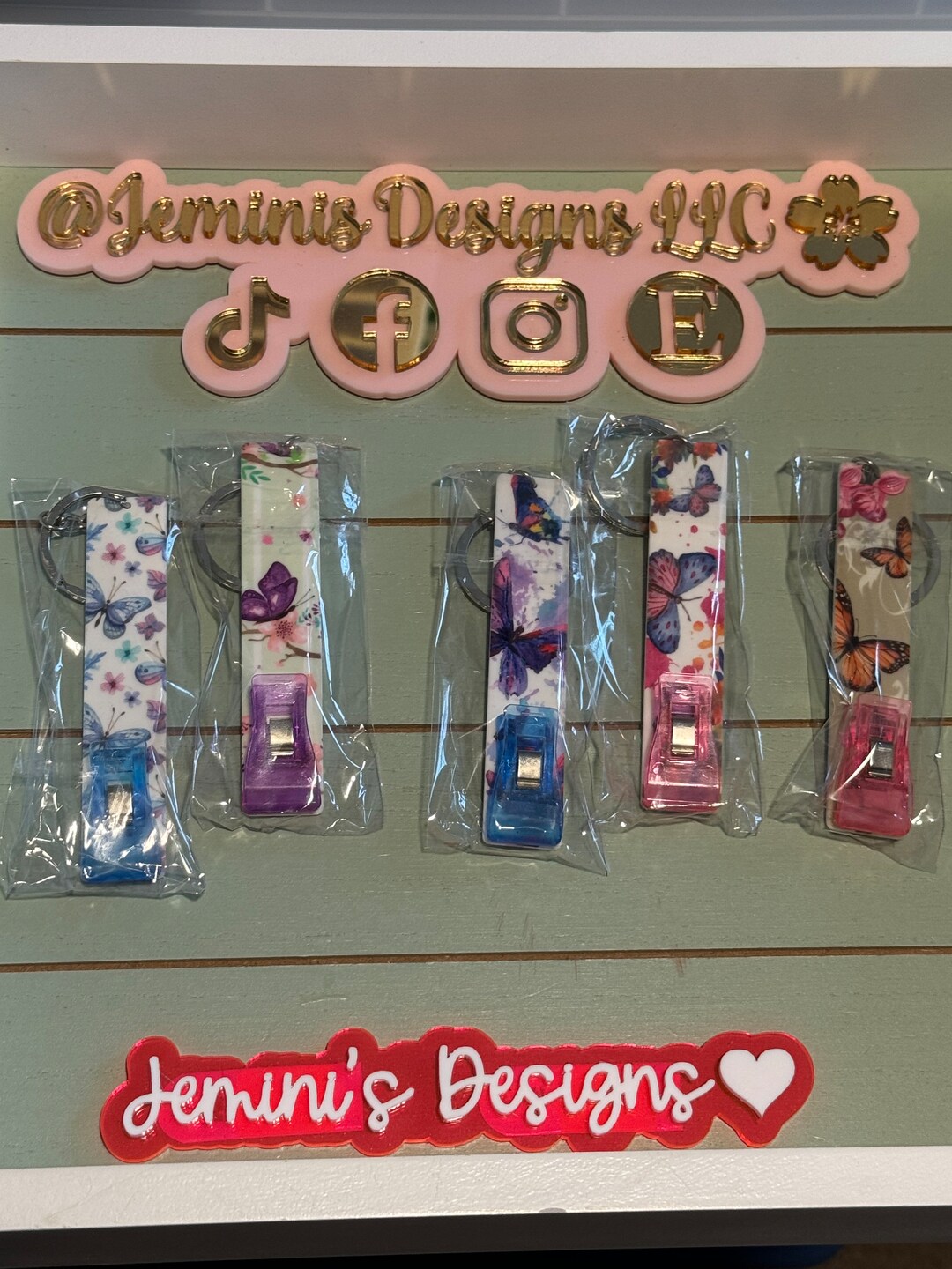 Adorable Butterfly Card Puller, Card Grabber, Card Clip, Butterfly ...