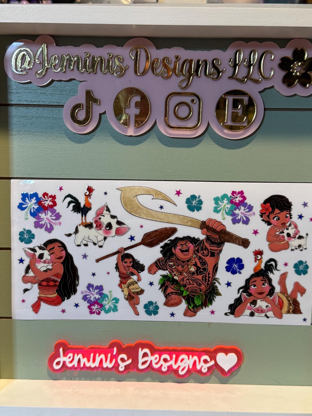 Island Princess| Demi God| Pig/ Rooster /traveler Uvdtf | Uvdtf Wrap ...