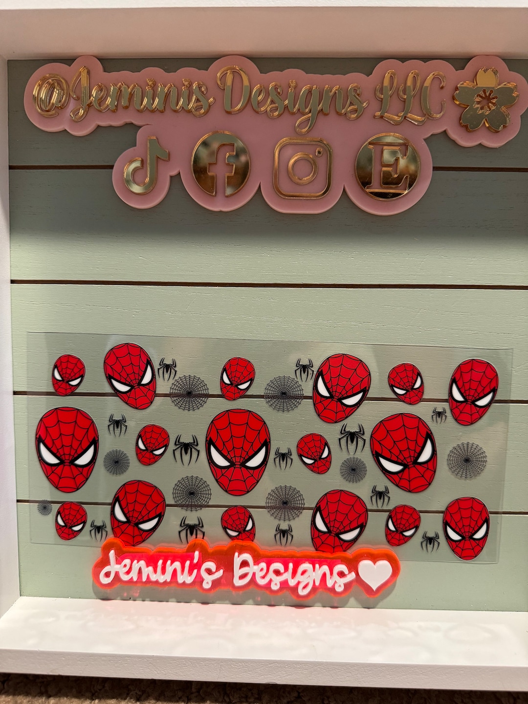 Super Hero Arachnid Guy Faces and Icon| Uvdtf Cup Wrap Ready to Press ...