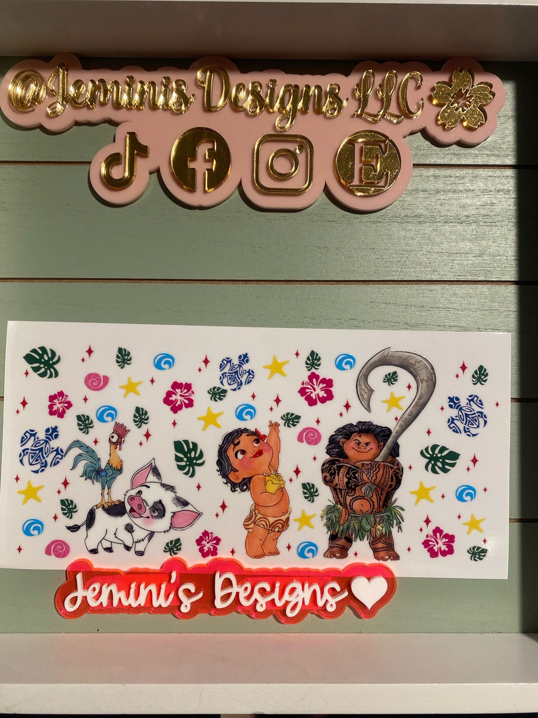 UV DTF 16 Oz Glass Can Ready to Press| Princess| Demi God| Pig Uvdtf ...