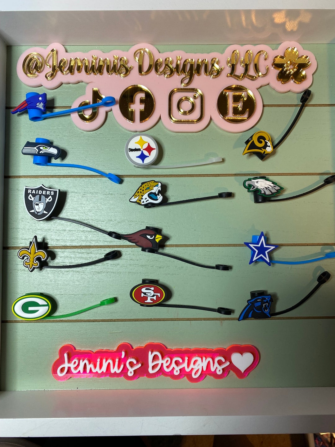 Straw Topper Colors and Design, Straw Tip Cover Compatible With Most ...