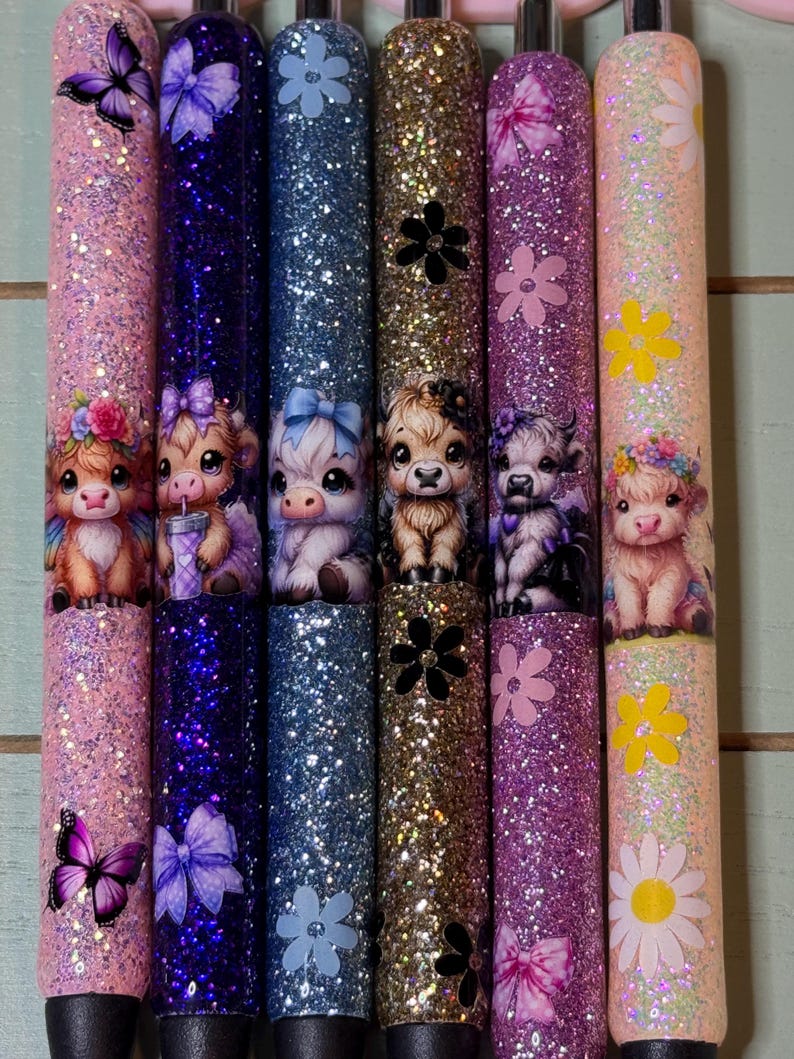 Ballerina Cow Glitter Pen, Vibrant Glitter Pen With Lots of Sparkle ...