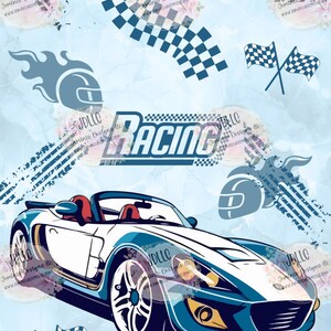 Race Cars Composition Cover PNG, Canva 5 Editable Composition Cover ...