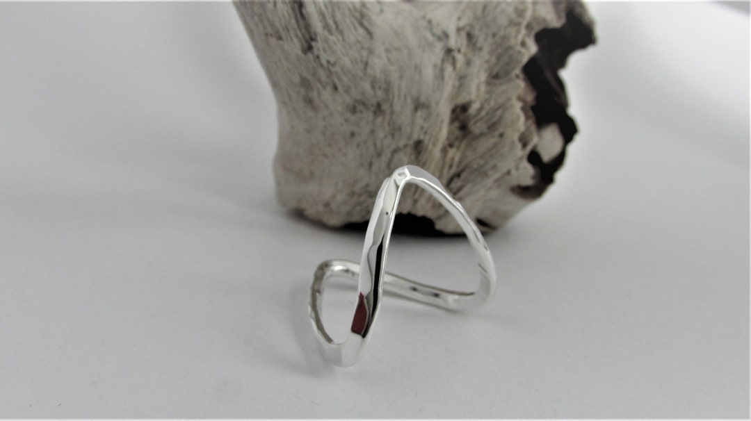 Handmade Sterling Silver Slalom Ring, Ski Jewelry - Etsy