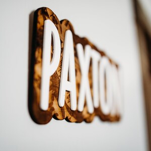 Personalized Name Sign, Baby Room Name Sign, Nursery Sign, Cut Out Sign ...