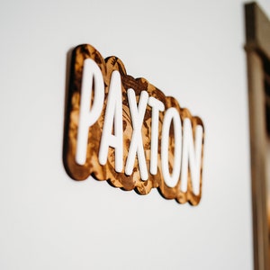 Personalized Name Sign, Baby Room Name Sign, Nursery Sign, Cut Out Sign ...