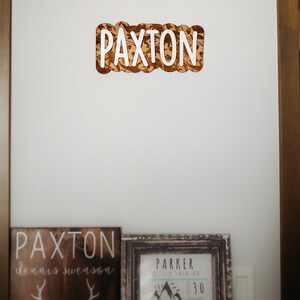Personalized Name Sign, Baby Room Name Sign, Nursery Sign, Cut Out Sign ...