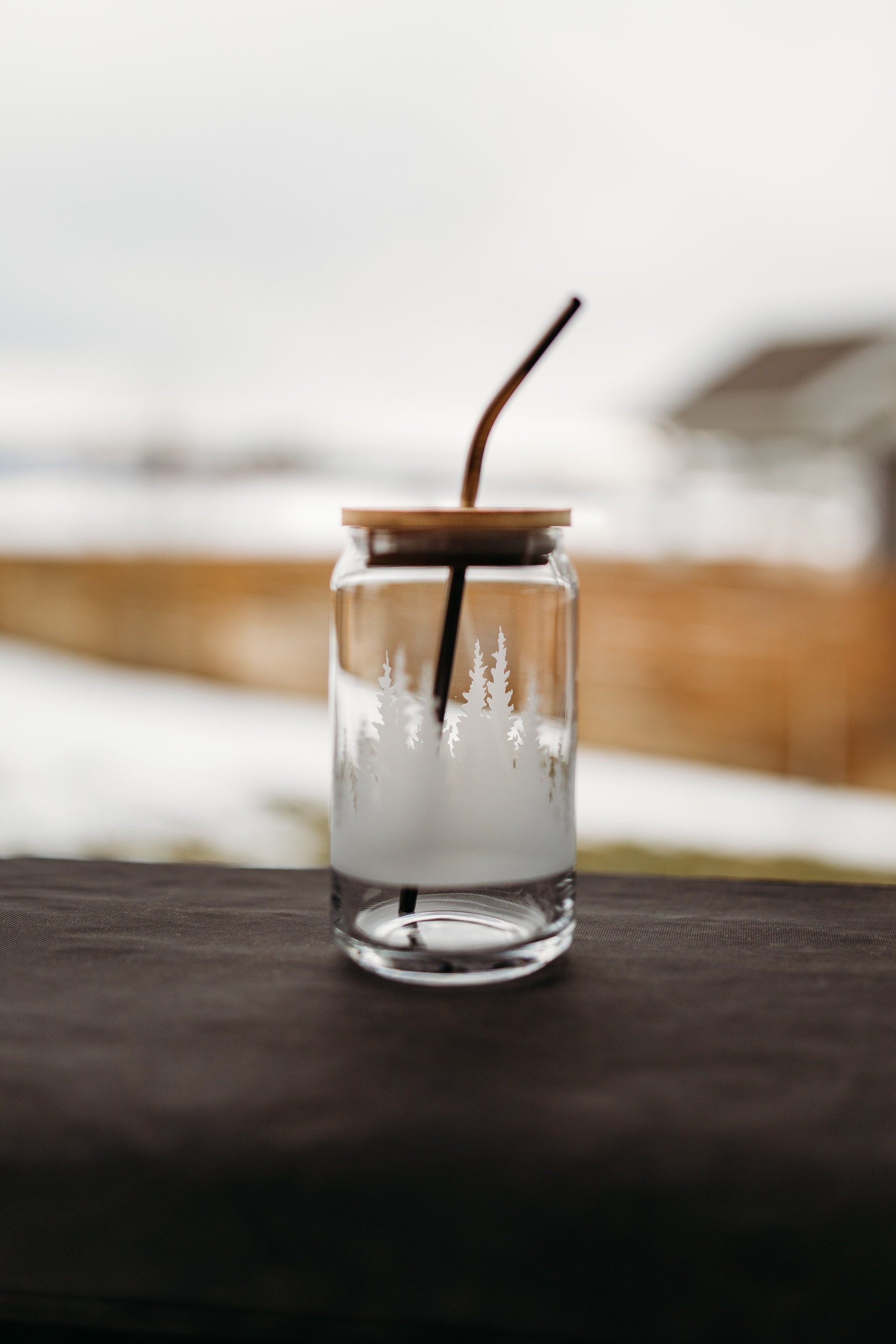Iced Coffee Can With Lid and Straw Beer Can Glass Soda Can - Etsy