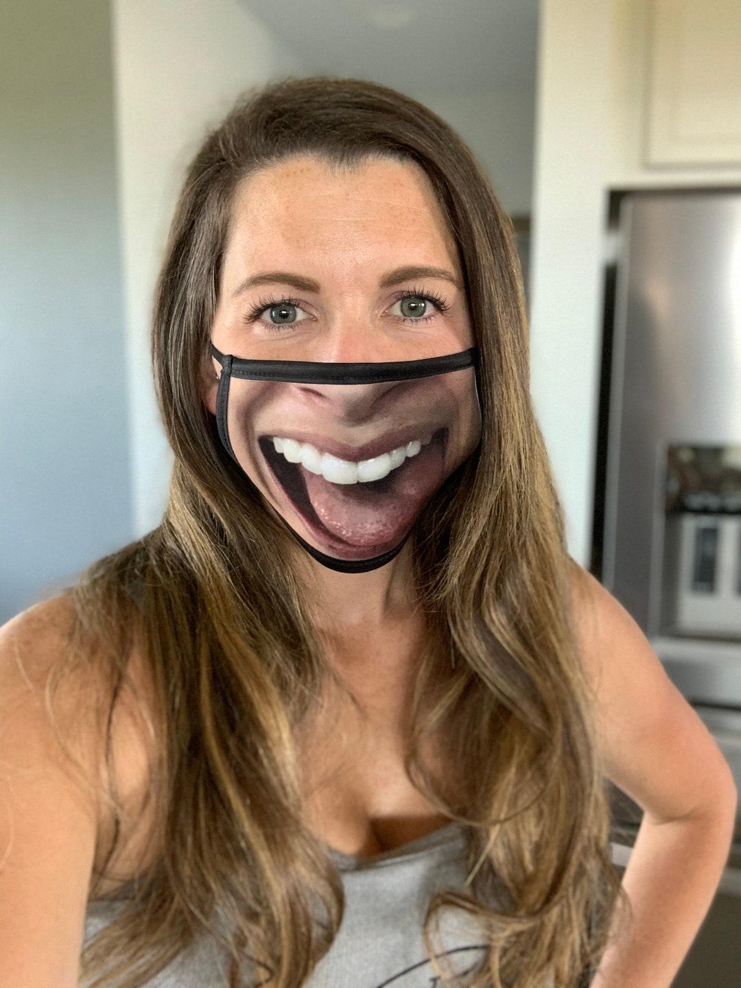 Your Face on a Mask - Etsy