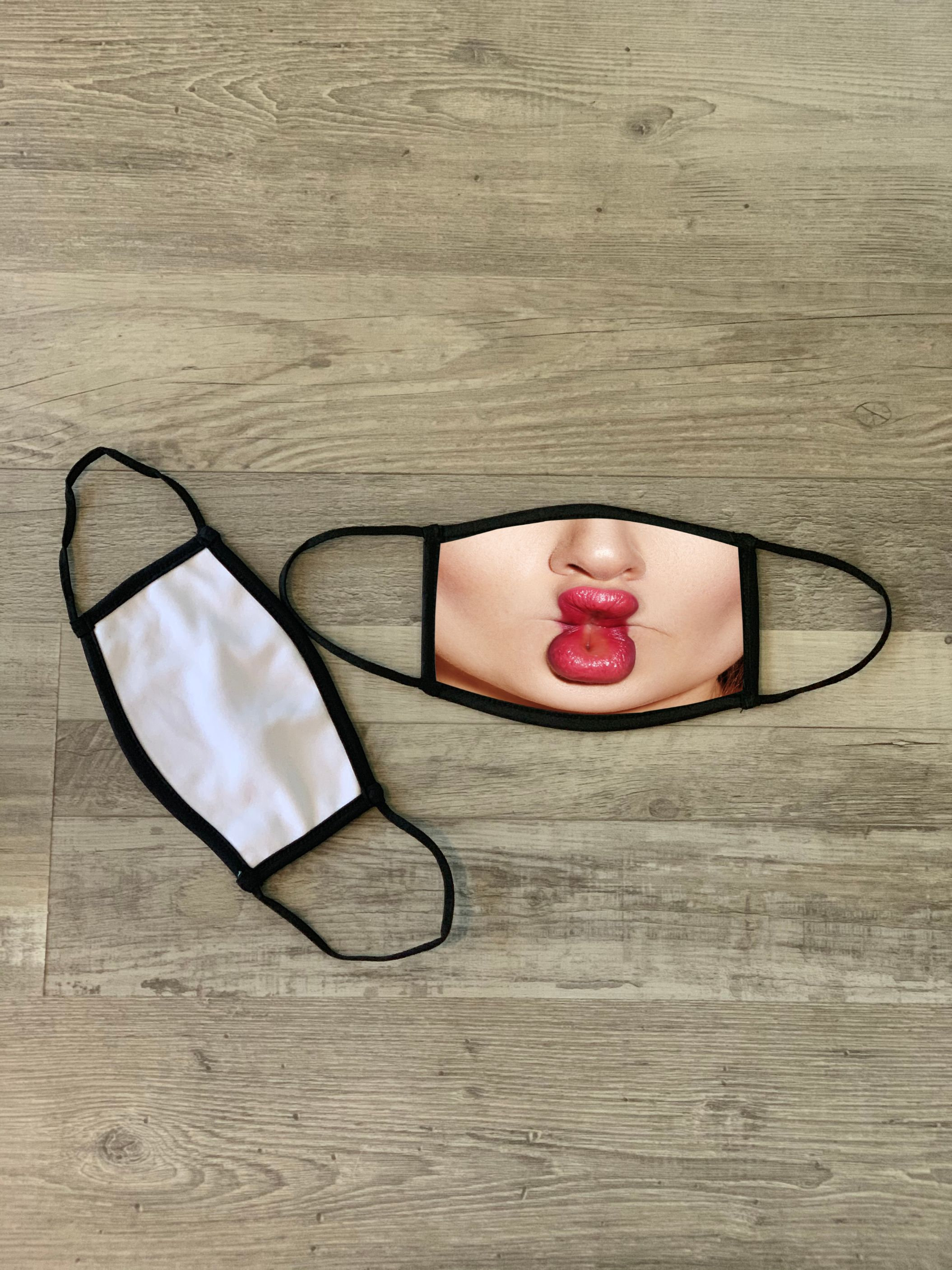 Pucker Up Face Mask | Etsy