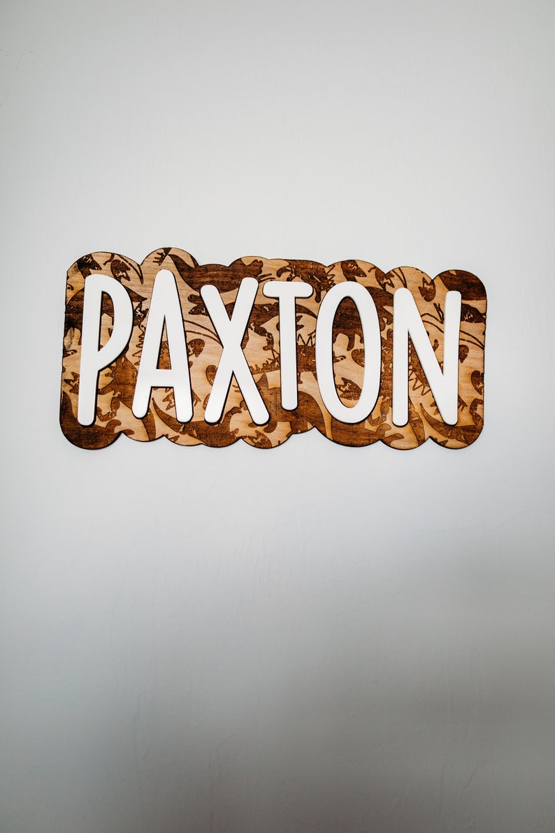 Personalized Name Sign, Baby Room Name Sign, Nursery Sign, Cut Out Sign ...
