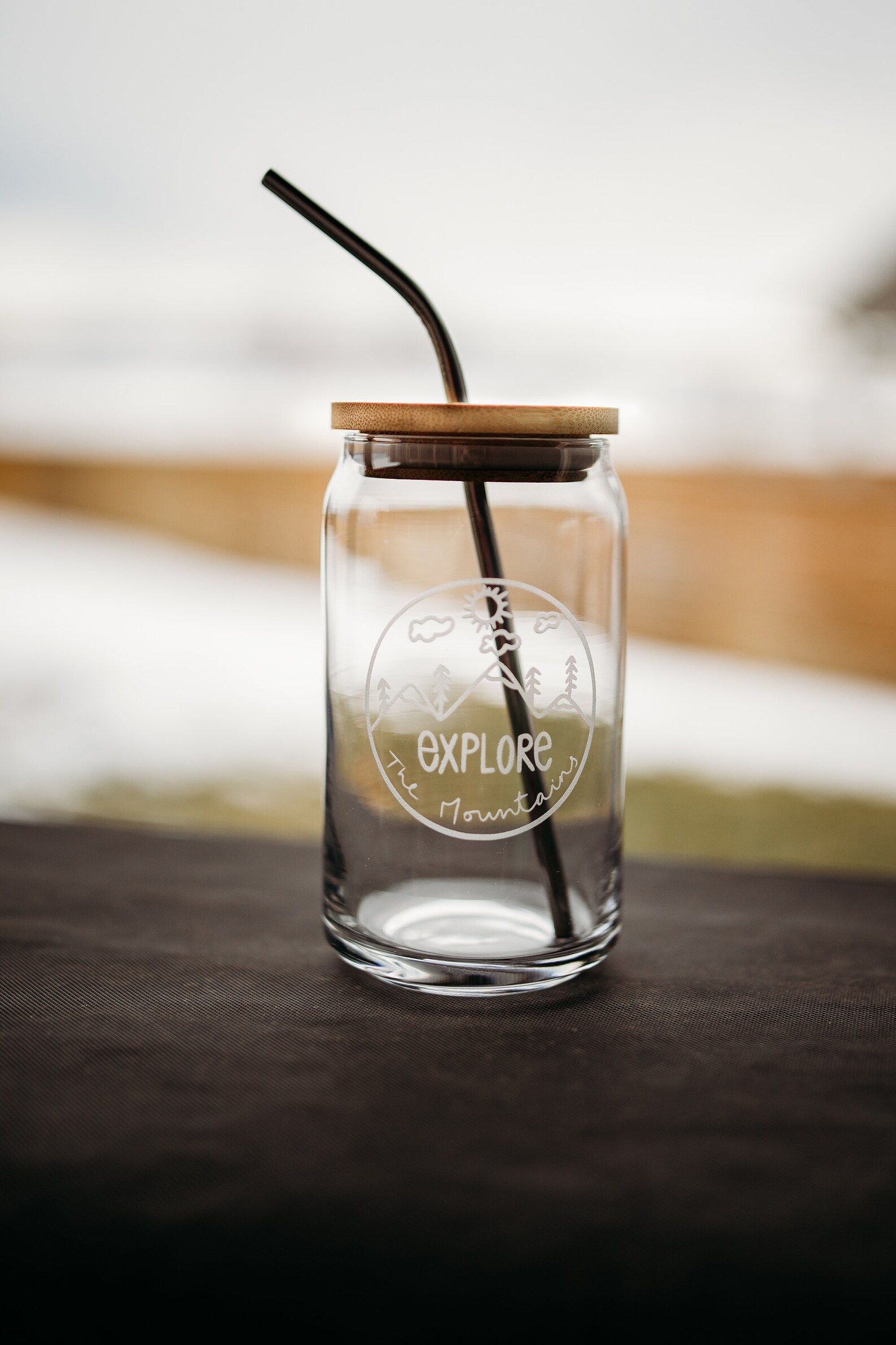 Iced Coffee Can With Lid and Straw Beer Can Glass Soda Can - Etsy
