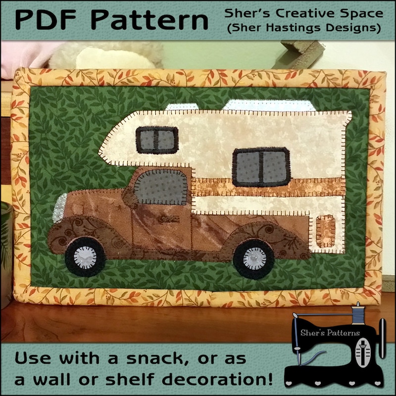 Camper Quilt Pattern - Etsy