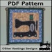 PDF Pattern for Antique Sewing Machine Mini Quilt, Quilted Wall Hanging ...