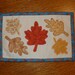 PDF Pattern for Fall Leaves Mug Rug, Autumn Mug Rug Pattern, Leaf Mini ...