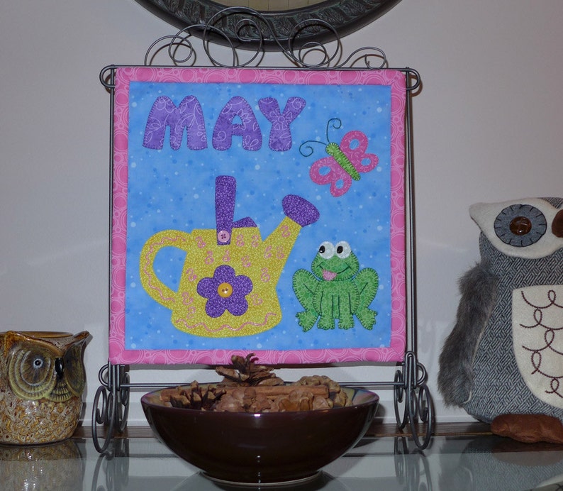 PDF Pattern for May Quilt Block of the Month Applique Quilt | Etsy