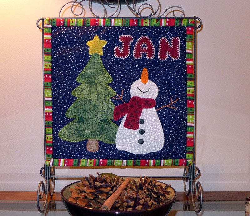 PDF Pattern for January Quilt Block of the Month Applique - Etsy