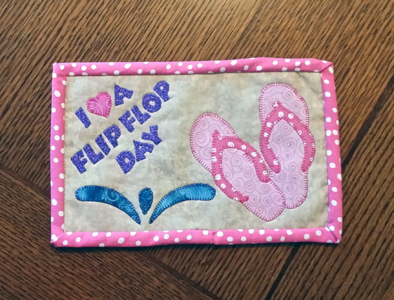 PDF Pattern for Flip Flop Mug Rug, Beach Mug Rug Pattern, Summer Mini ...