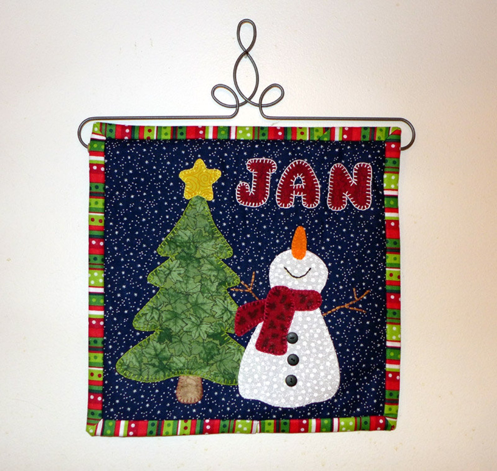 PDF Pattern for January Quilt Block of the Month Applique - Etsy