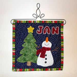 PDF Pattern for January Quilt Block of the Month, Applique Quilt ...