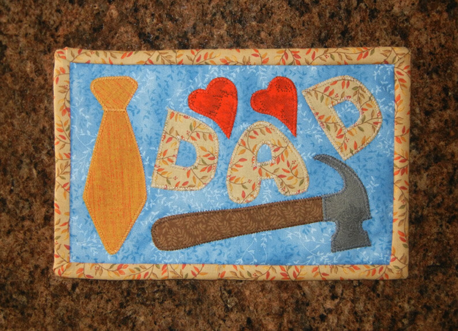 PDF Pattern for Dad Mug Rug Dad Mug Rug Pattern Dad Mini - Etsy